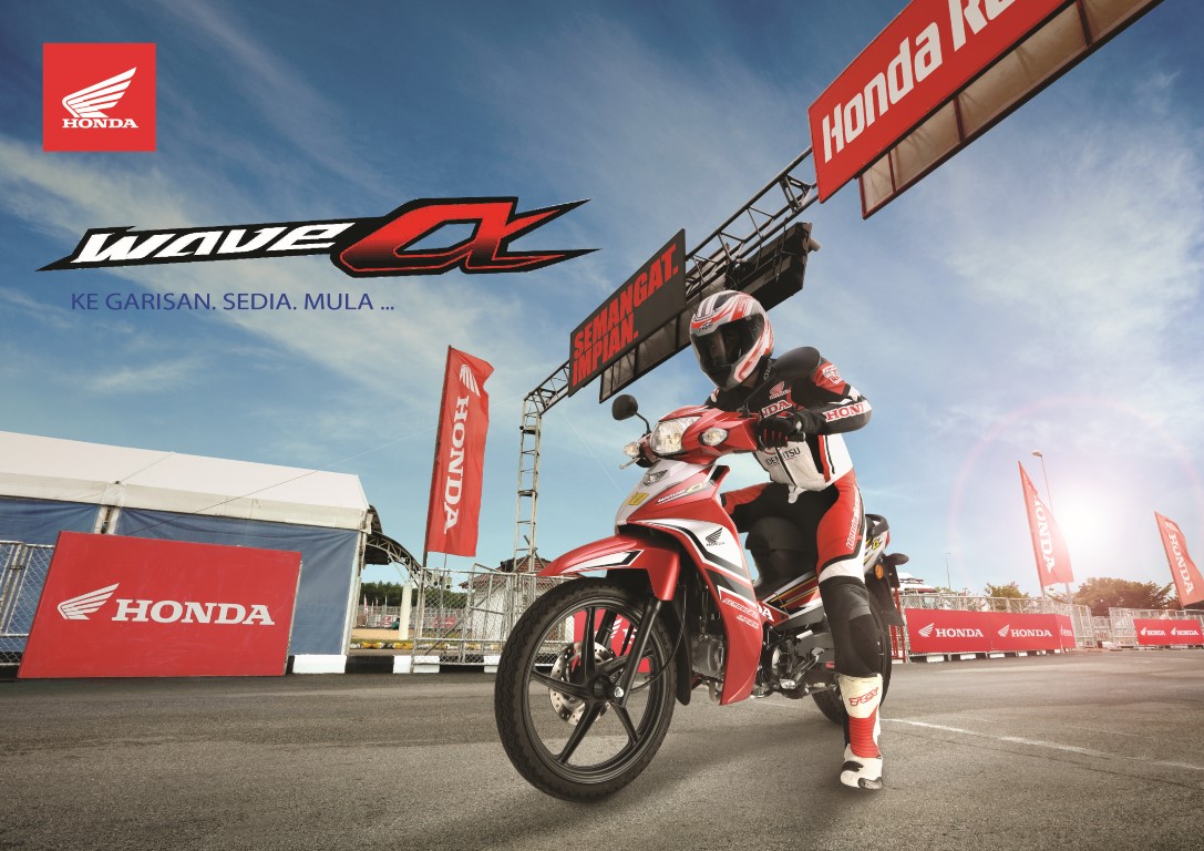 HONDA WAVE ALPHA GETS NEW STRIPES - i-Moto.my