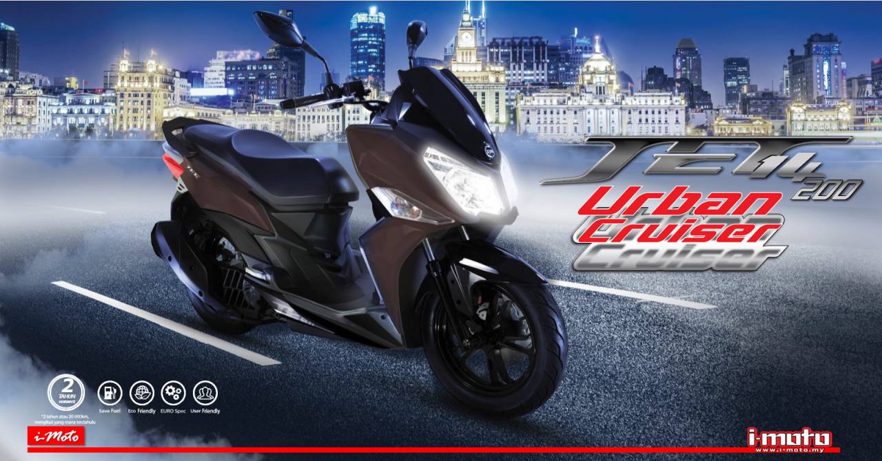 THE NEW URBAN CRUISER FROM SYM JET14 200 RM7,888 - i-Moto.my