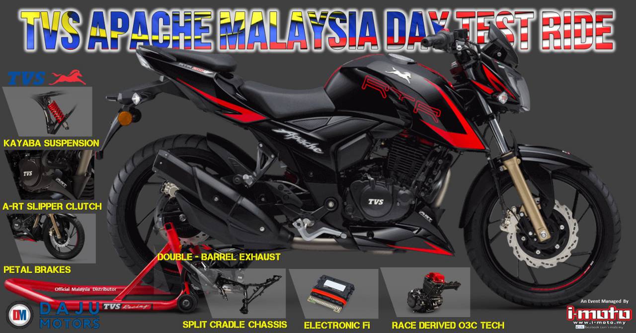 TVS APACHE MALAYSIA DAY TEST RIDE - i-Moto.my