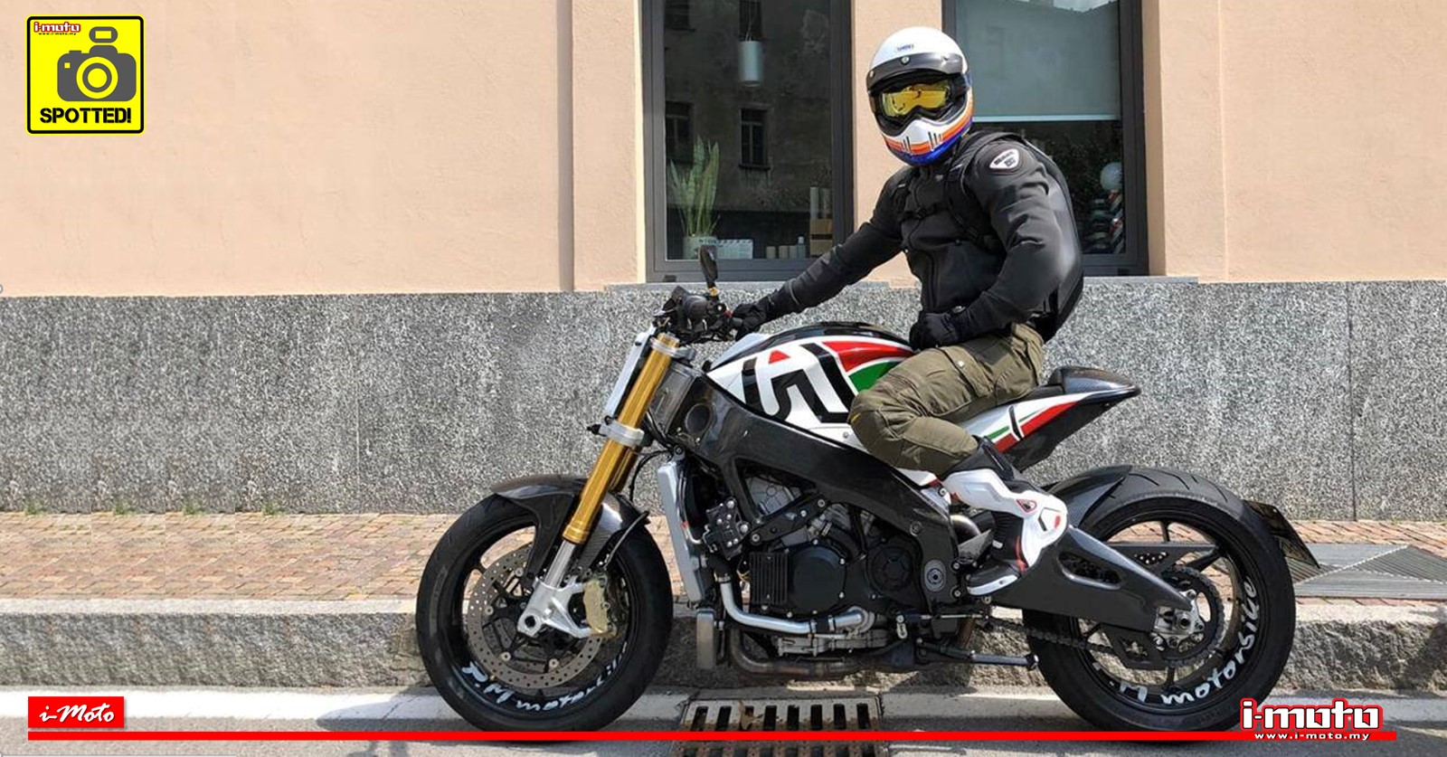 SPOTTED: APRILIA TUONO CAFE RACER - i-Moto.my