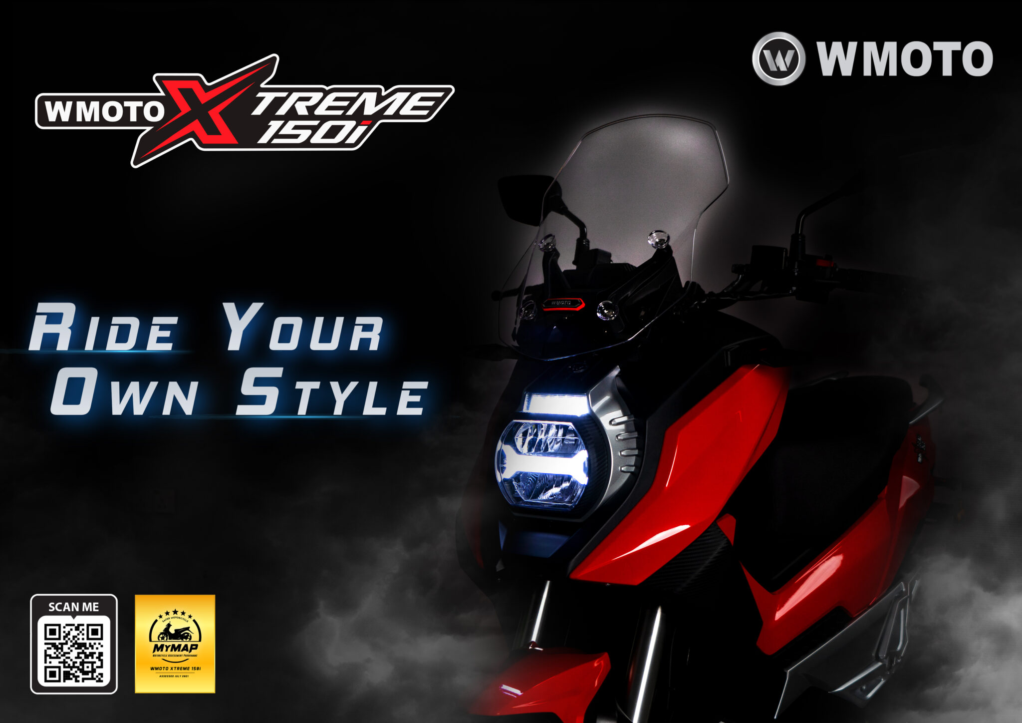 WMOTO XTREME 150i URBAN STYLE ADVENTURE SCOOTER LAUNCHED RM9588.00 – i ...