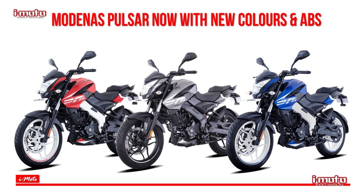 MODENAS ROLLS OUT NEW COLOUR OPTION FOR PULSAR ABS – i-Moto.my