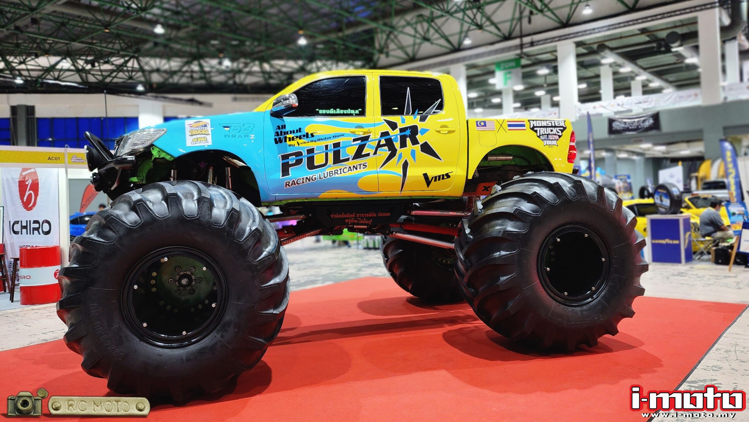 CATCH LIFE SIZE MONSTER TRUCKS AND CARS THE MOVIE AT VELOCITY MOTOR ...